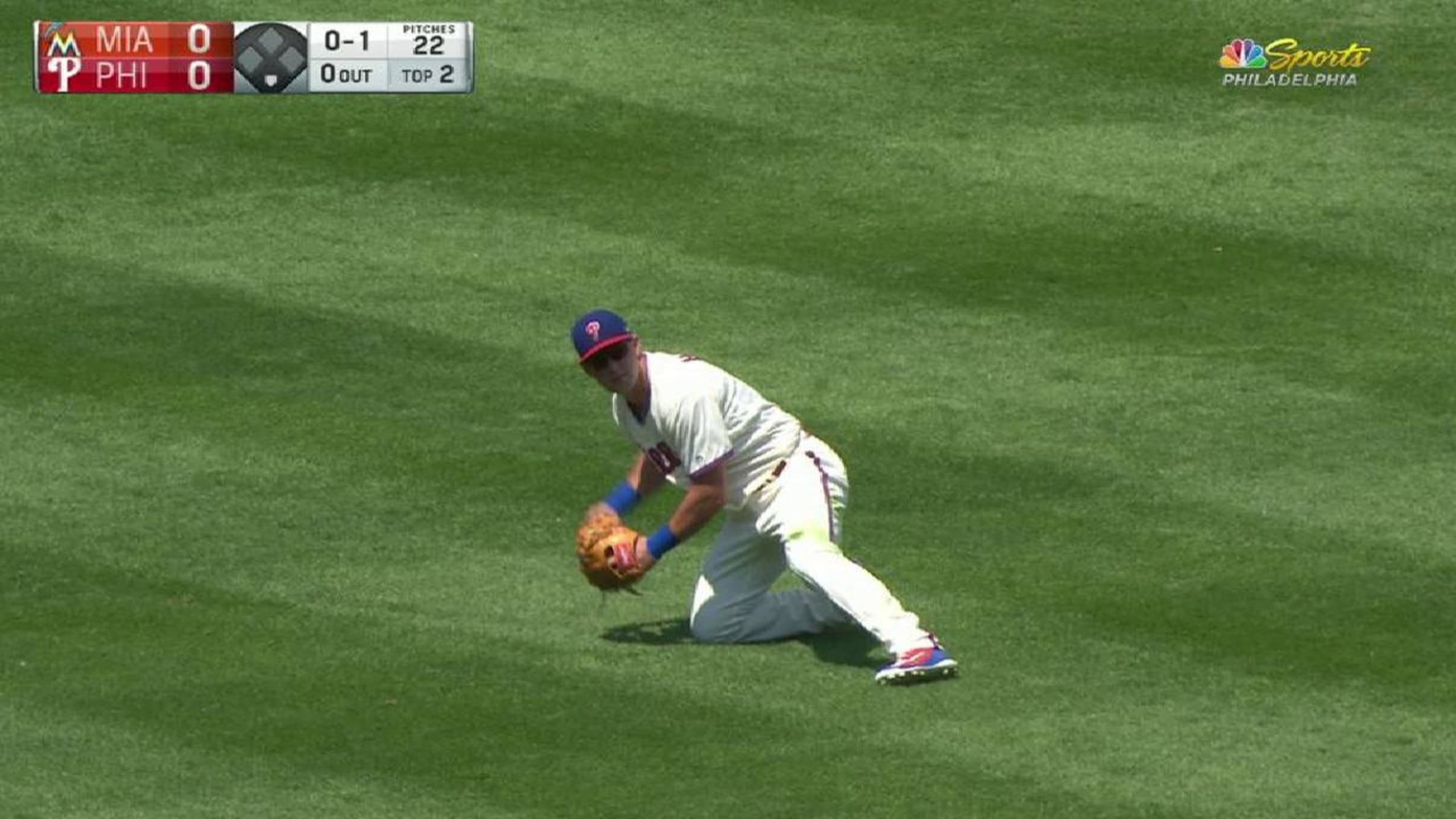 Hoskins' slick sliding catch