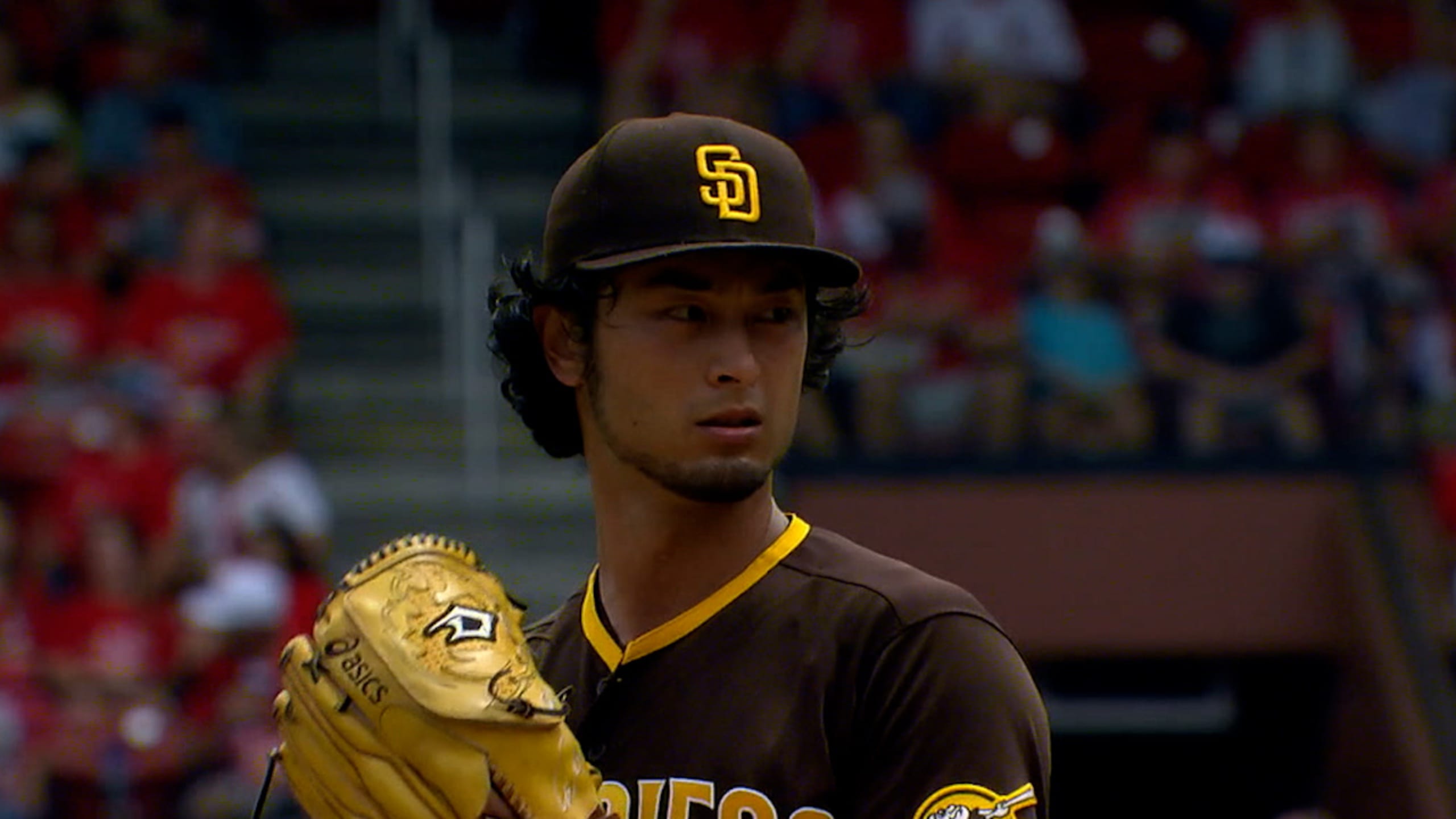 Yu Darvish K's 4 over 7 2/3 frames