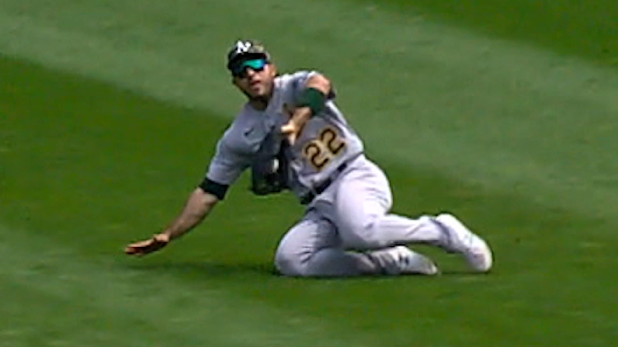 Ramón Laureano's sliding catch