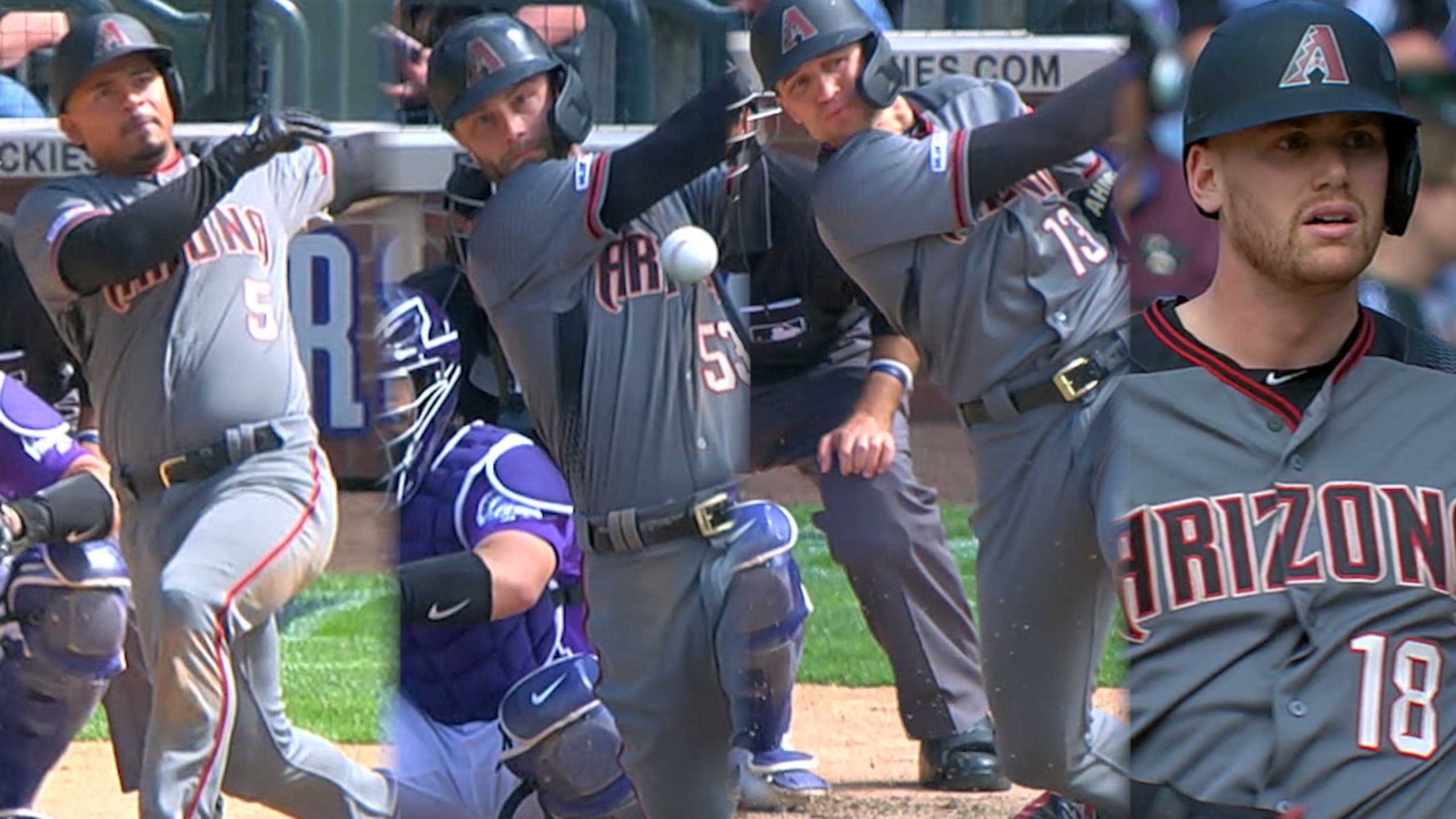 D-backs score 5 in the 8th inning