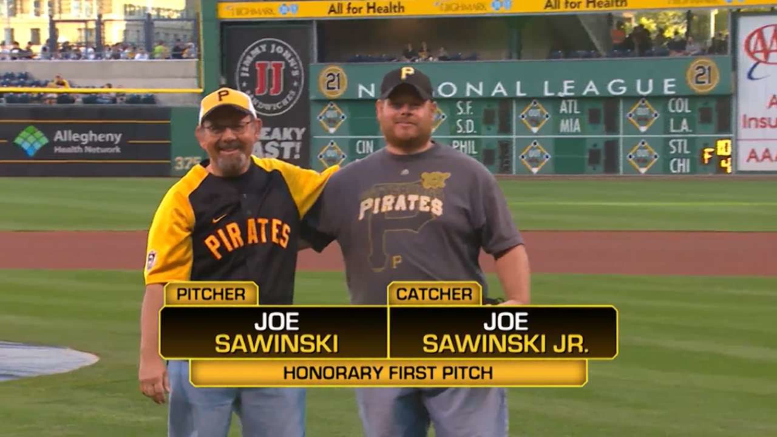 Pirates First Pitch: Sawinski