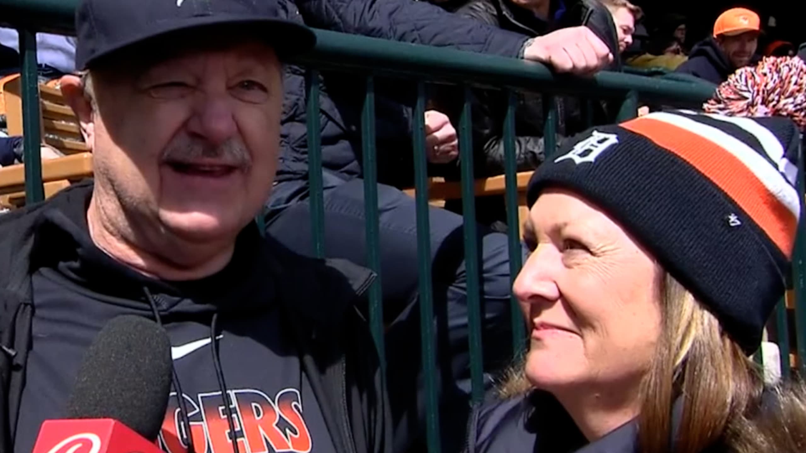 Torkelson's parents on his debut