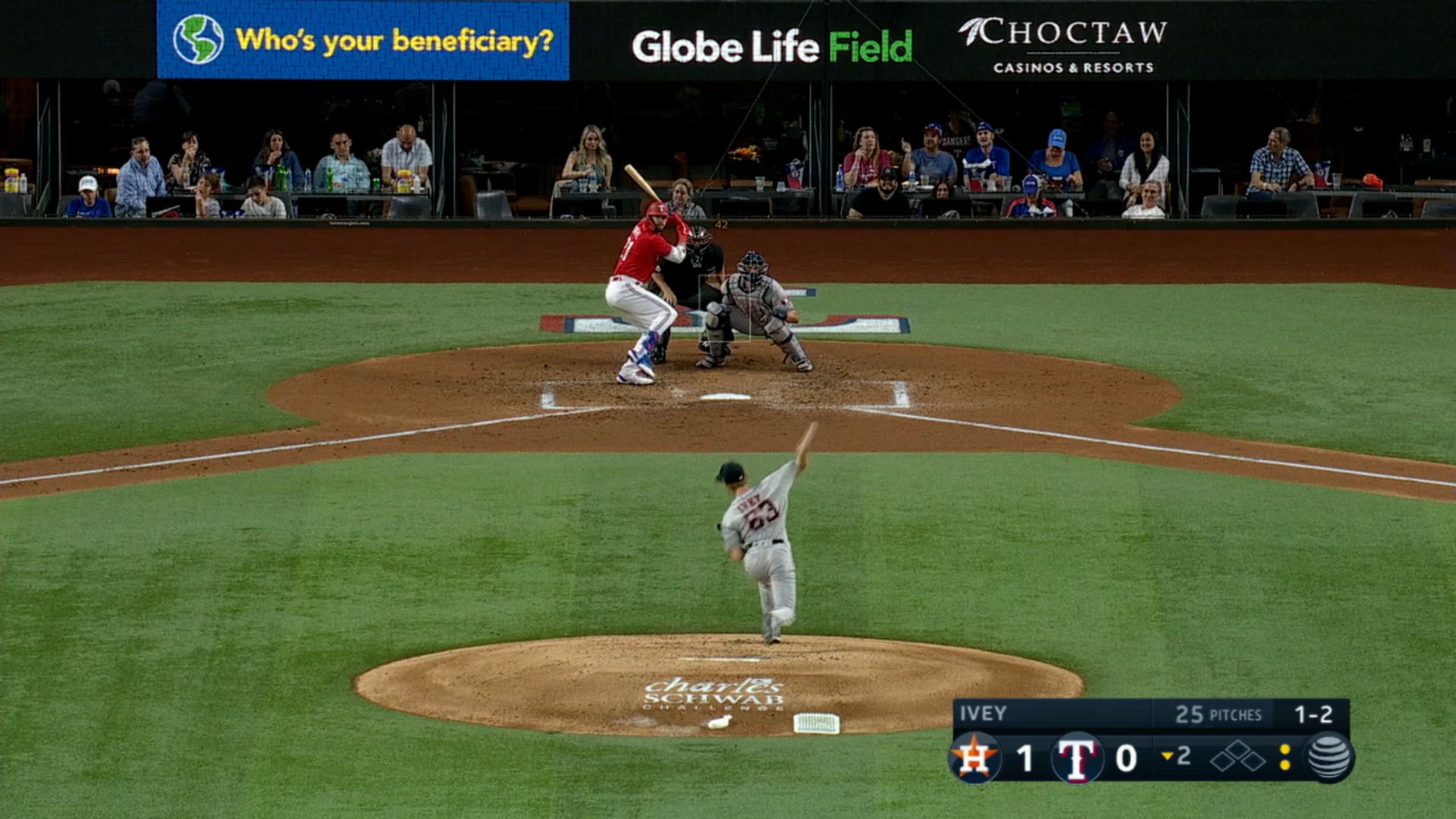 Tyler Ivey's first MLB strikeout