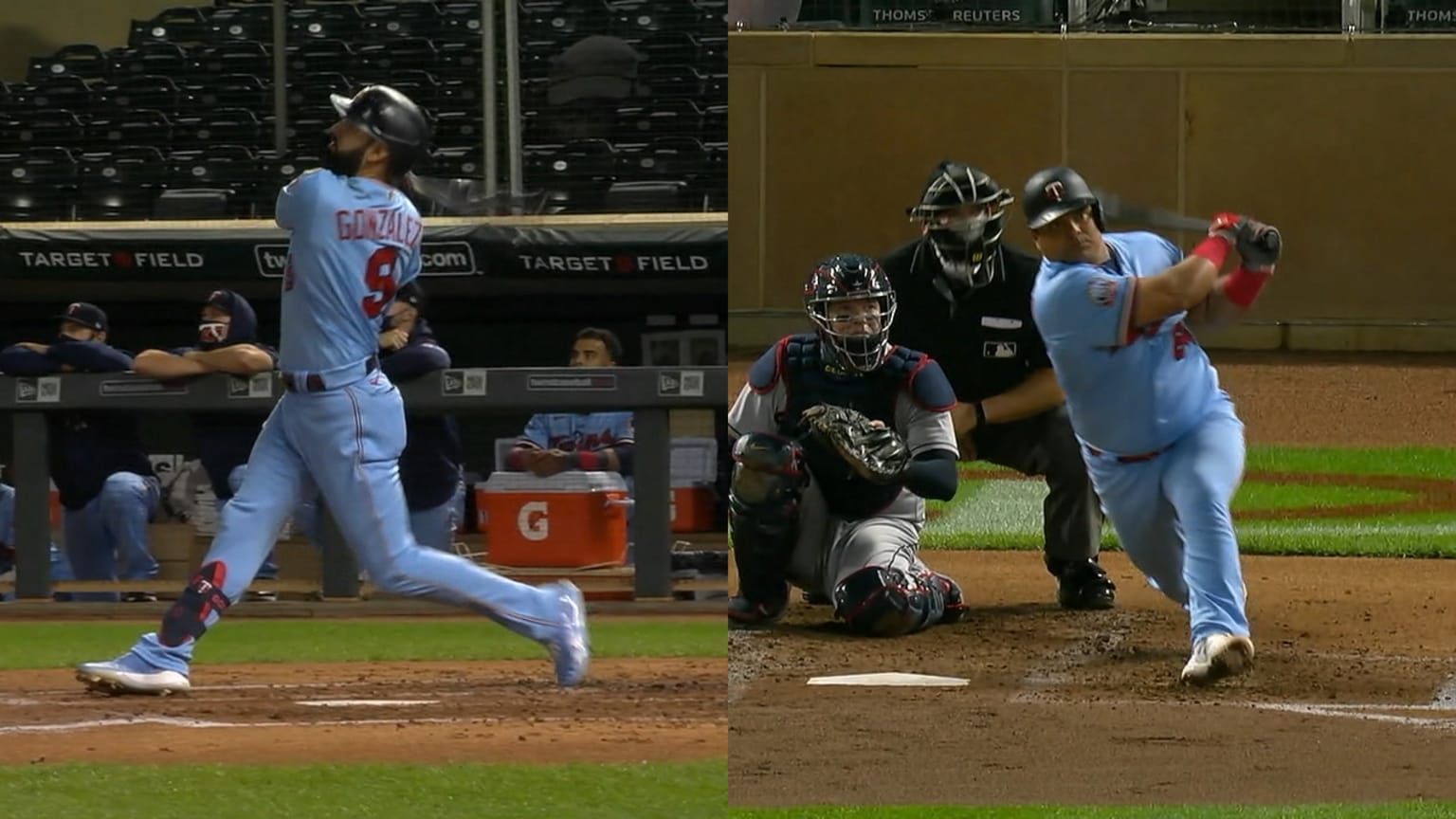 Gonzalez, Astudillo homer back to back | 09/12/2020 | Minnesota Twins
