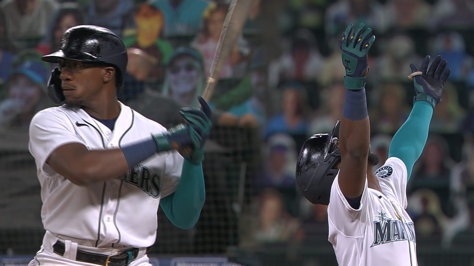 Shed Long collects RBI double on his 25th birthday | 08/22/2020 ...