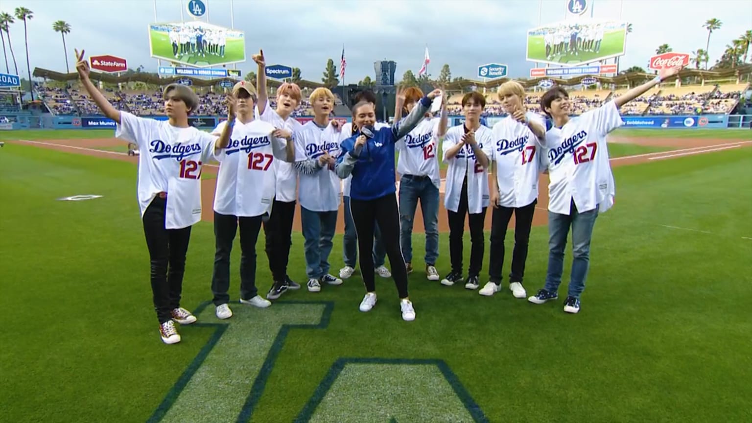 NCT 127 Visits Dodger Stadium | 05/16/2019 | MLB.com