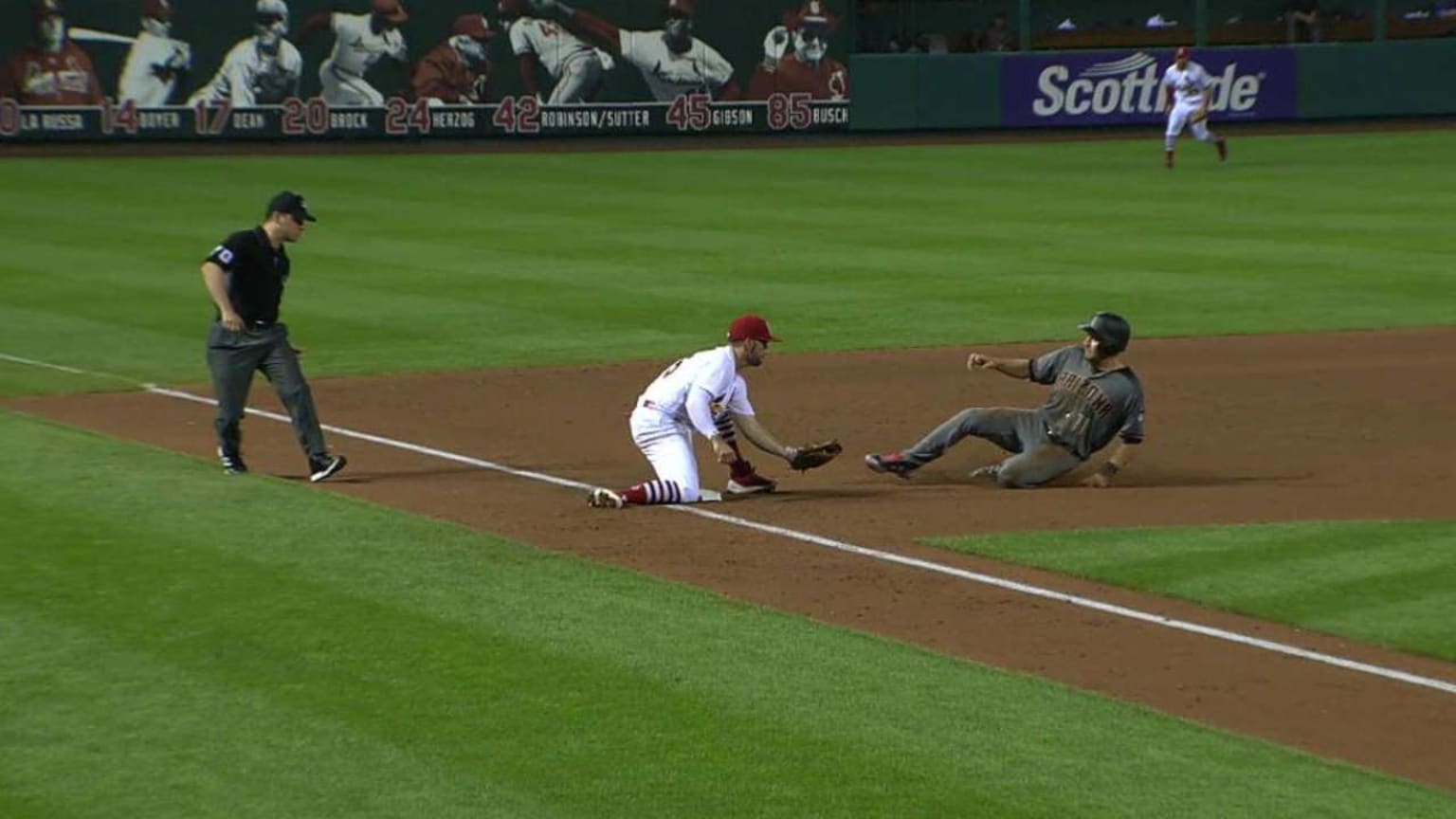 ARI@STL: Kelly fires to third, gets Pollock stealing | 07/27/2017 | St ...