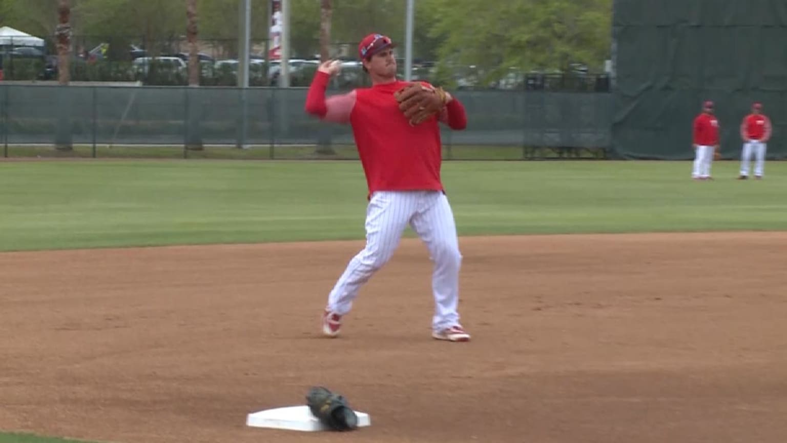Joseph working out at 3B, OF | 03/10/2018 | MLB.com