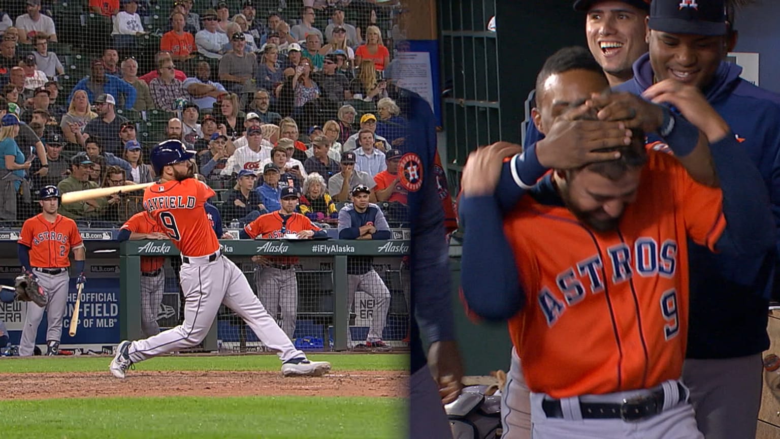 HOU@SEA: Mayfield belts his 1st career home run | 06/06/2019 | Houston ...