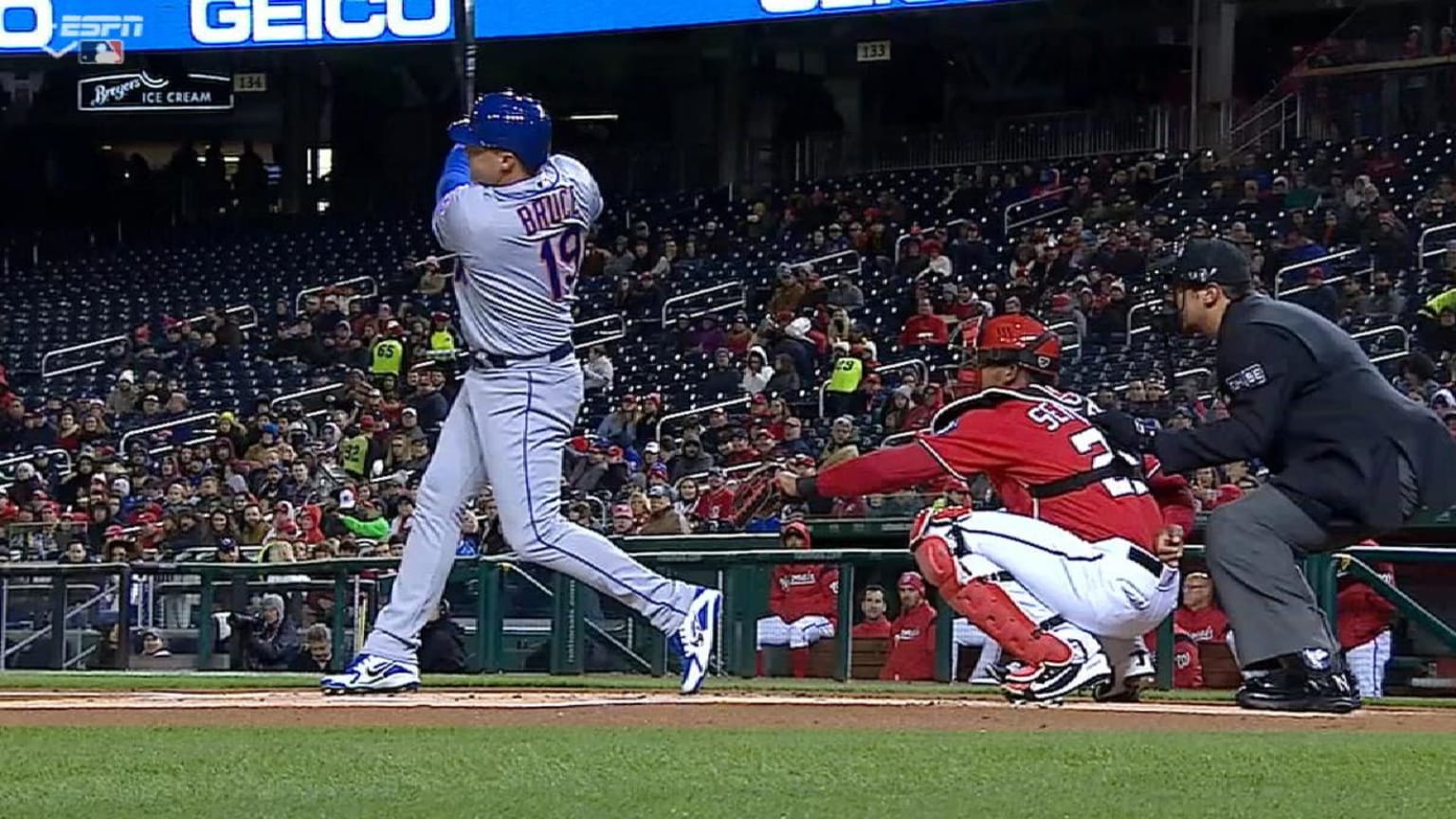 Bruce carries the freight for the Mets | 04/10/2018 | New York Mets