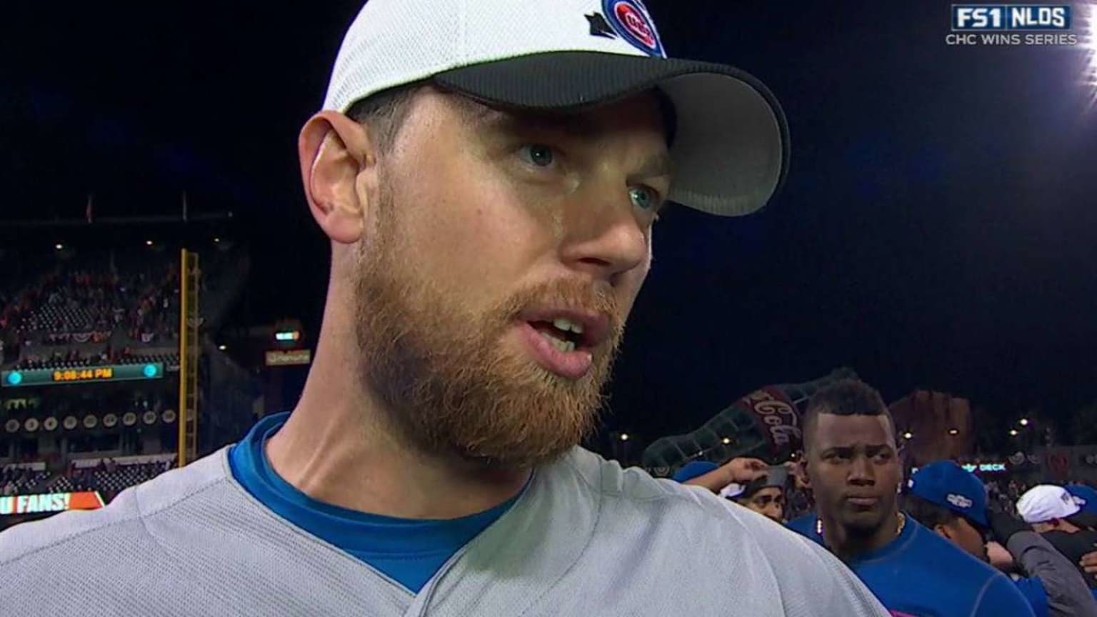 CHC@SF Gm4: Zobrist on Cubs' comeback to reach NLCS | 10/11/2016 ...