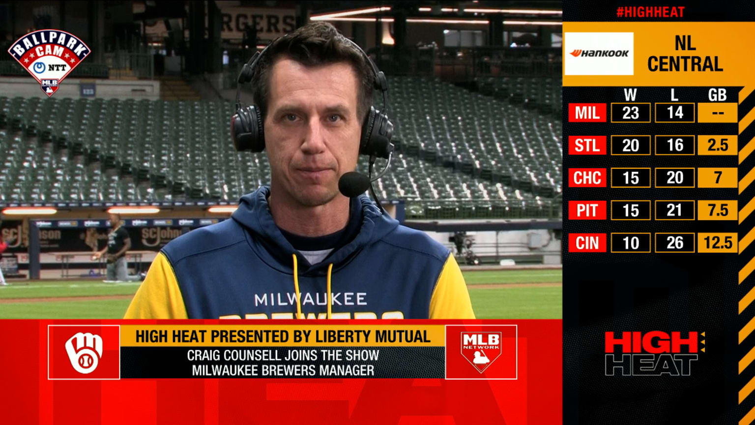Craig Counsell on Brewers health, Hader, Burnes | 05/18/2022 ...