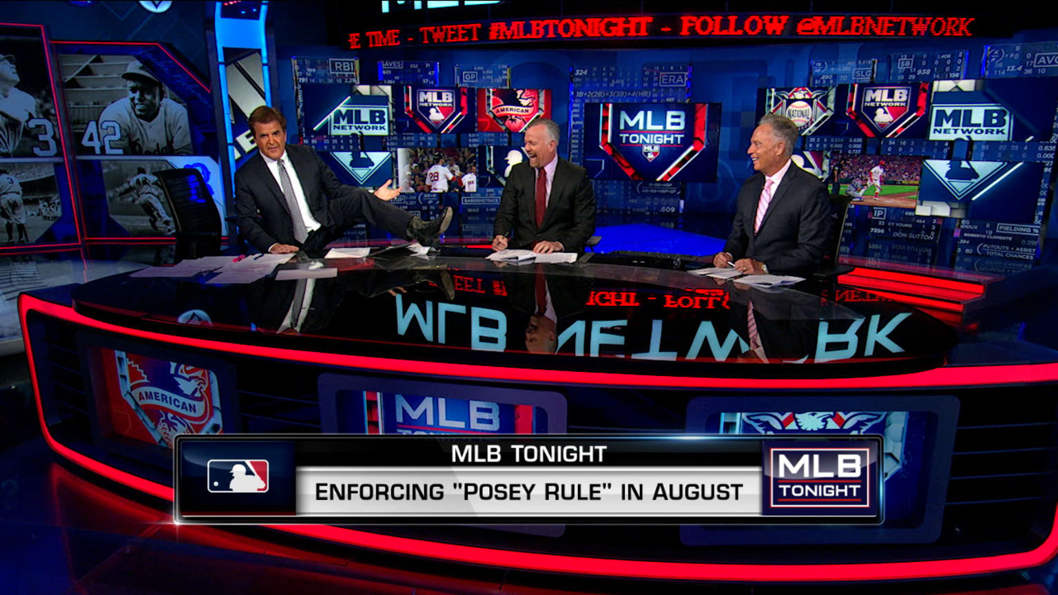 MLB Tonight discusses the catcher obstruction rule | 08/18/2022 | MLB.com