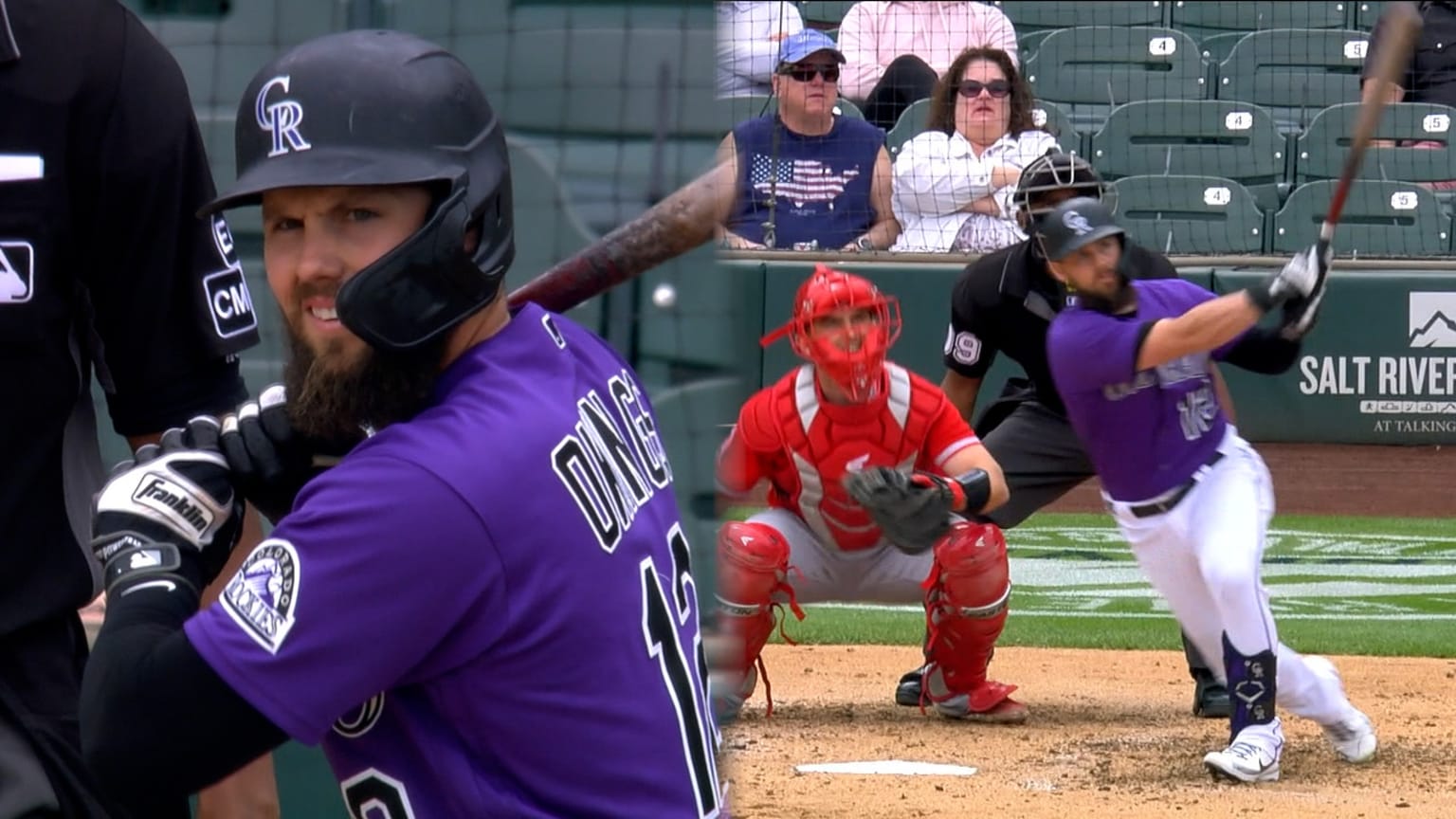 Chris Owings drives a pair of home runs vs. Angels | 03/25/2021 ...