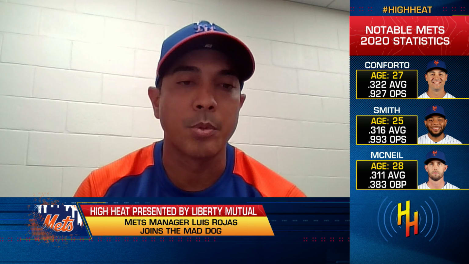 Luis Rojas on his second season as Mets manager | 02/25/2021 | New York ...