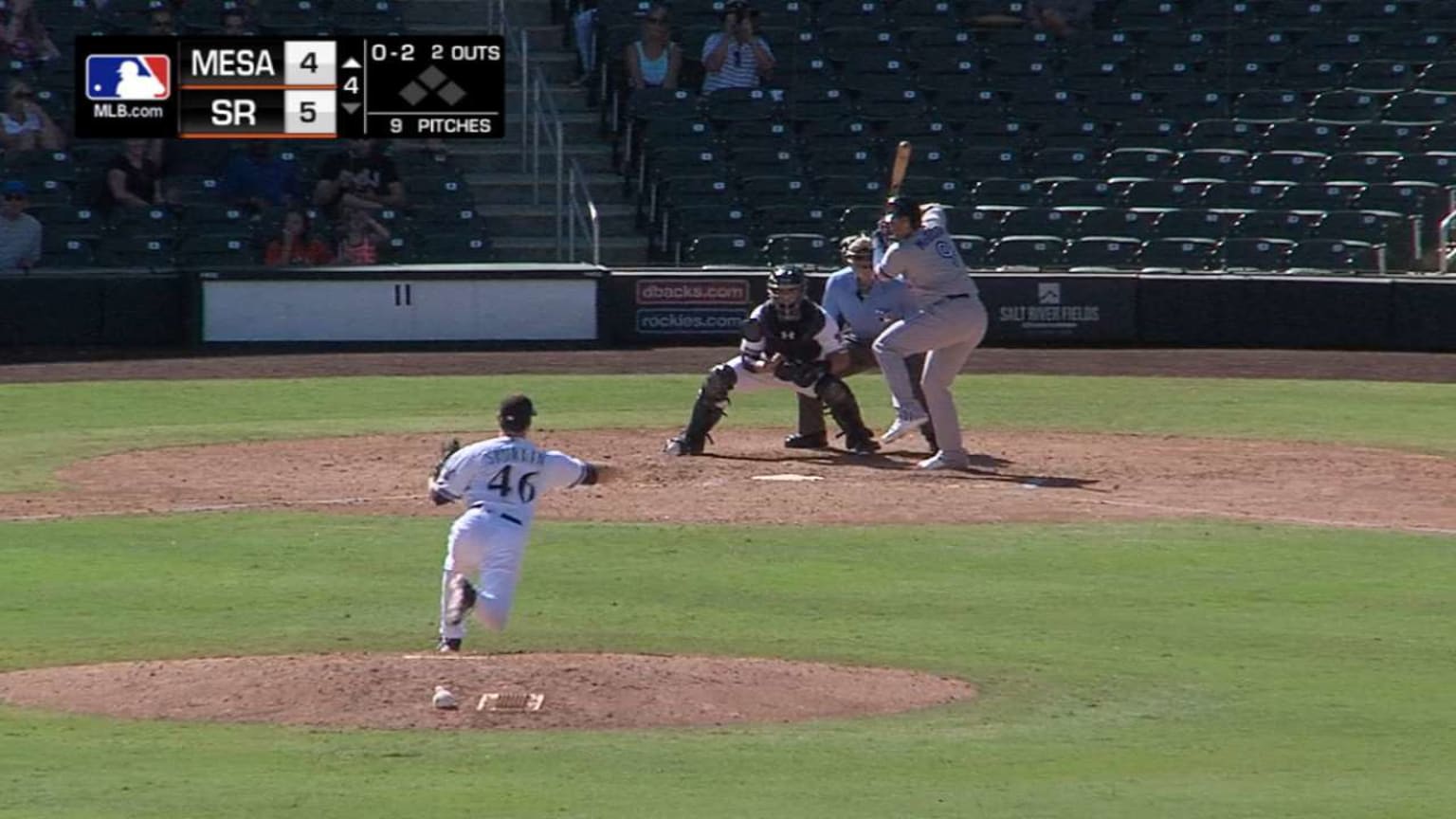 Tyler Spurlin pitches 2 1/3 perfect relief innings | 10/14/2016 ...