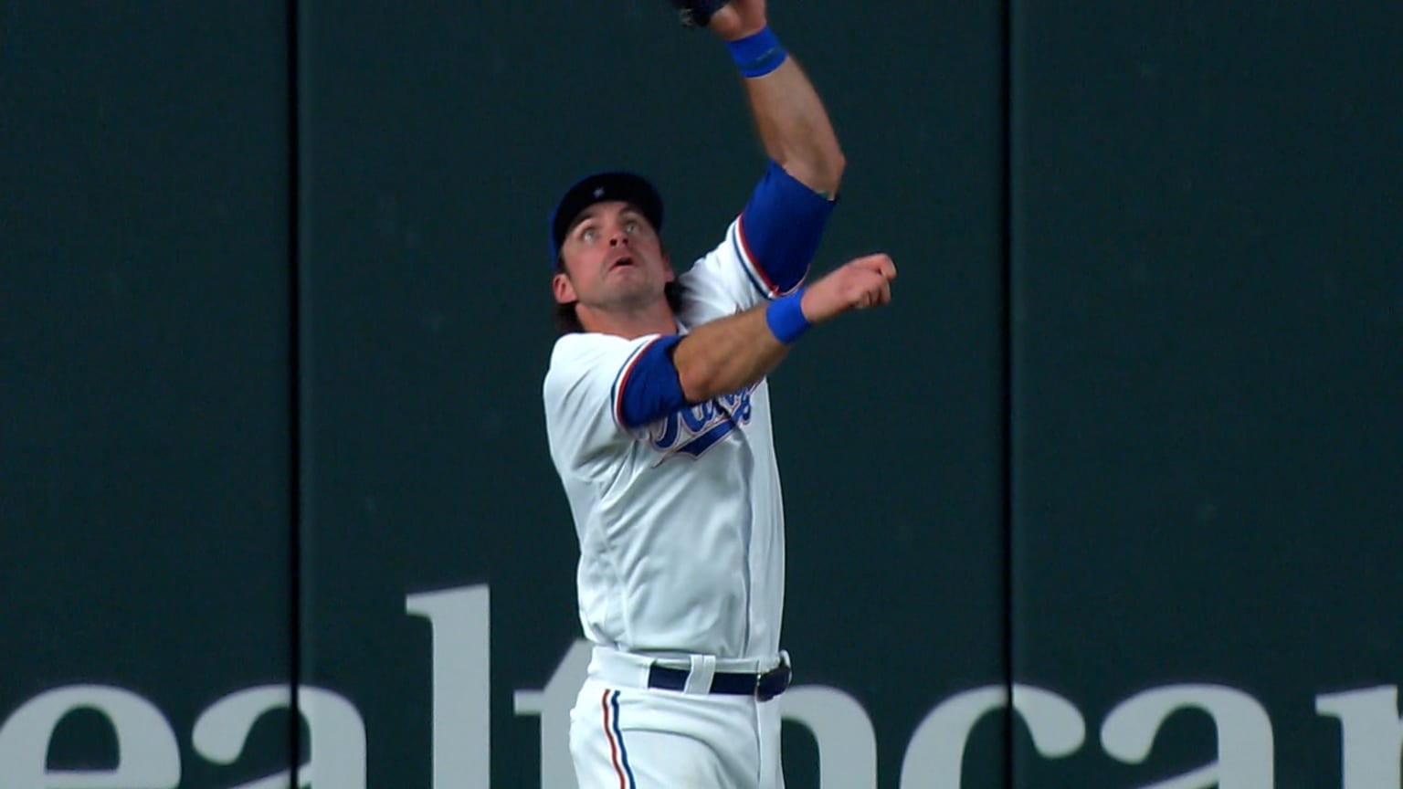 DJ Peters leaps to make a nifty grab in left field | 08/31/2021 | Texas ...