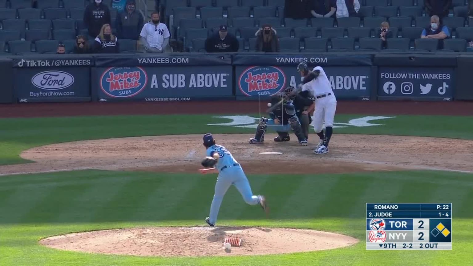 Romano sends game to extras | 04/01/2021 | New York Yankees