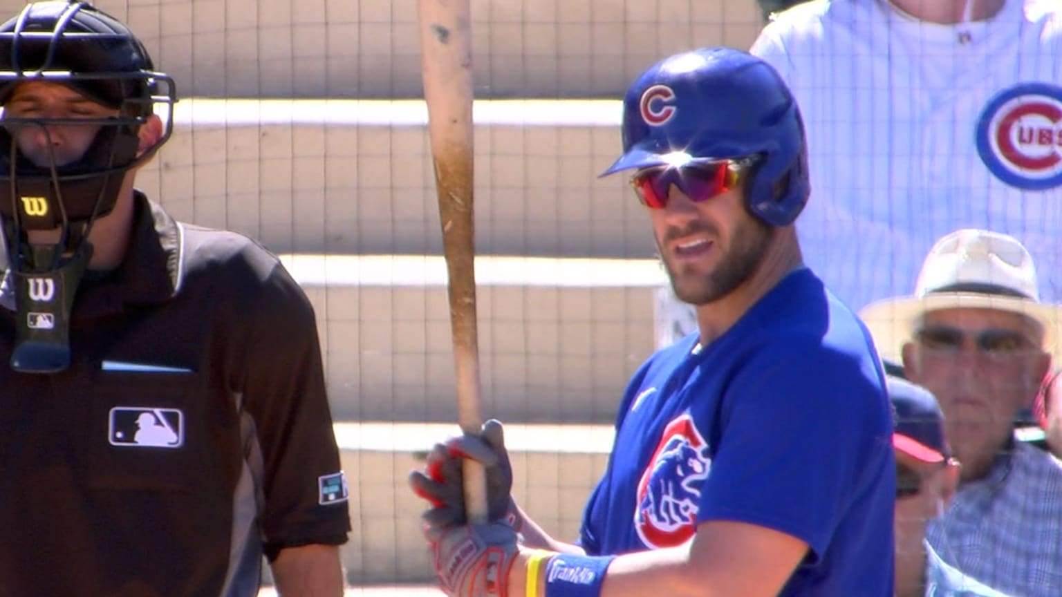 Patrick Wisdom hits an RBI single to left field | 03/24/2022 | Chicago Cubs
