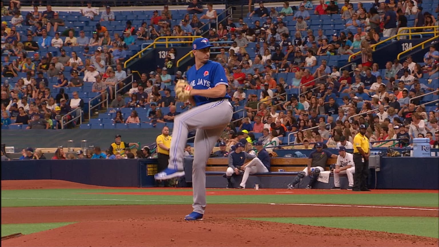 TOR@TB: Waguespack K's 7 to set Jays record in debut | 05/27/2019 ...