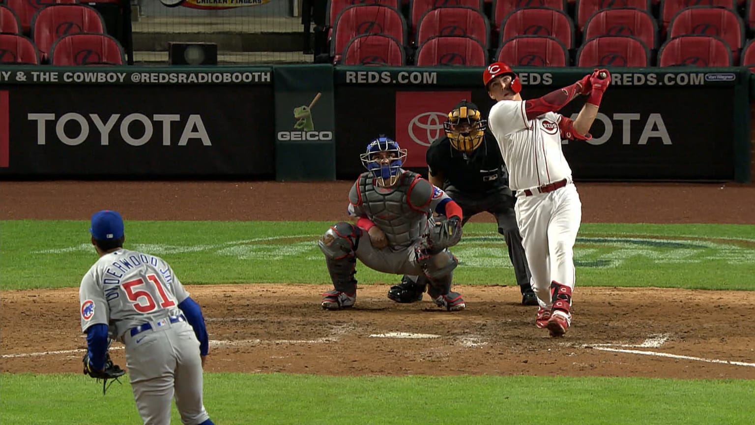 Tyler Stephenson HRs in 1st AB | 07/27/2020 | Cincinnati Reds