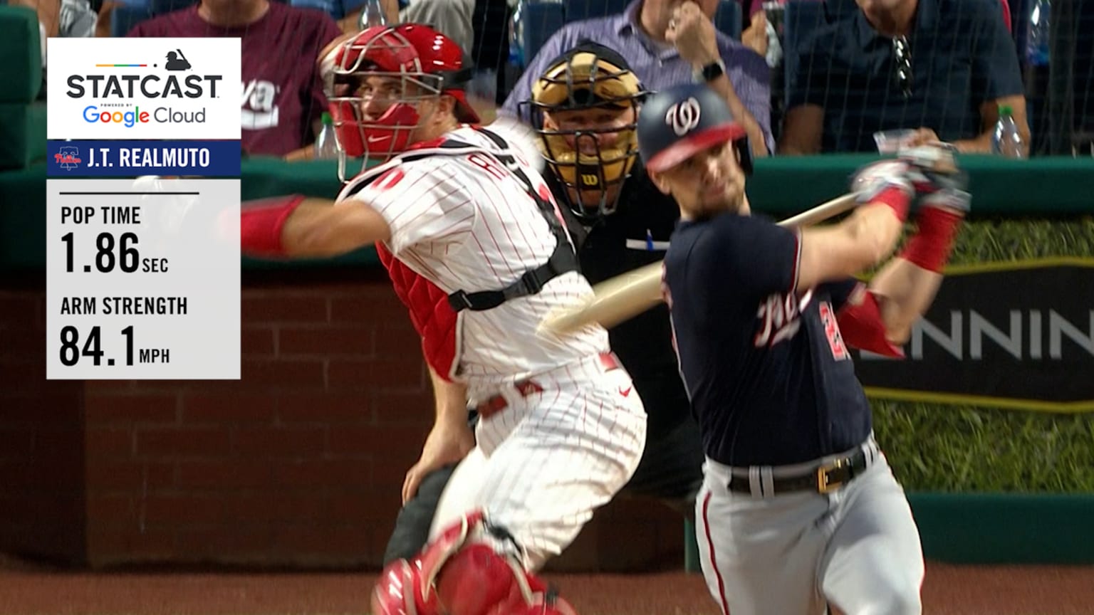 Realmuto pops up in 1.86 seconds and throws 84.1 mph | 07/06/2022 | MLB.com