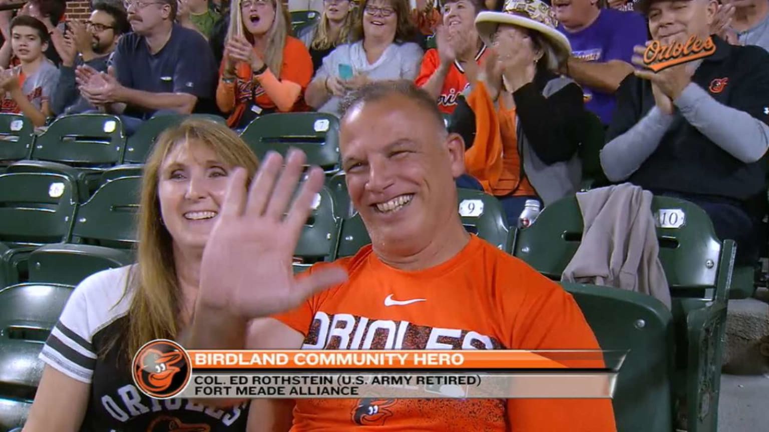 HOU@BAL: Birdland Hero is Colonel Ed Rothstein | 09/28/2018 | New York ...