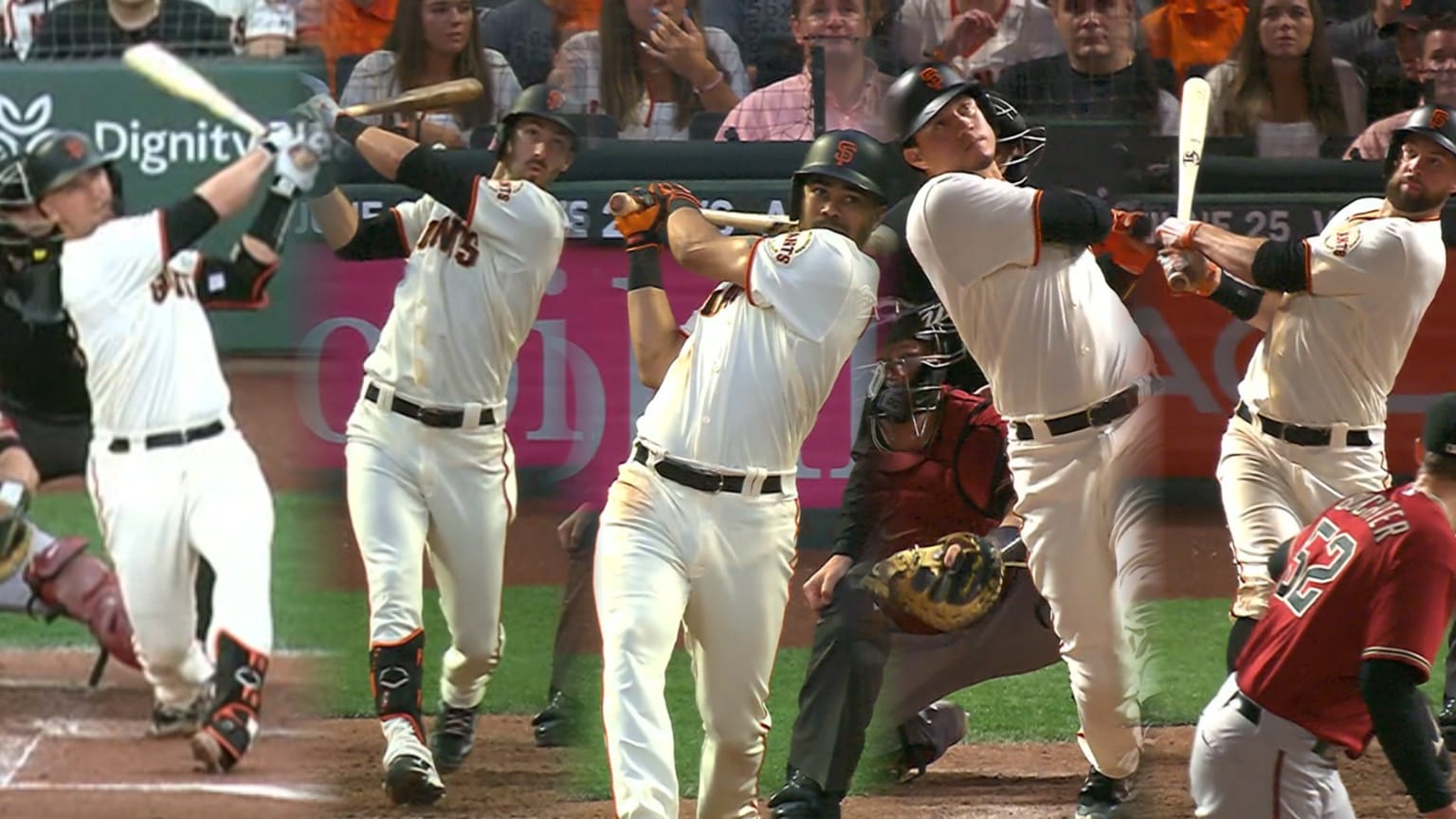 The Giants smash five home runs against the D-backs | 06/16/2021 | MLB.com