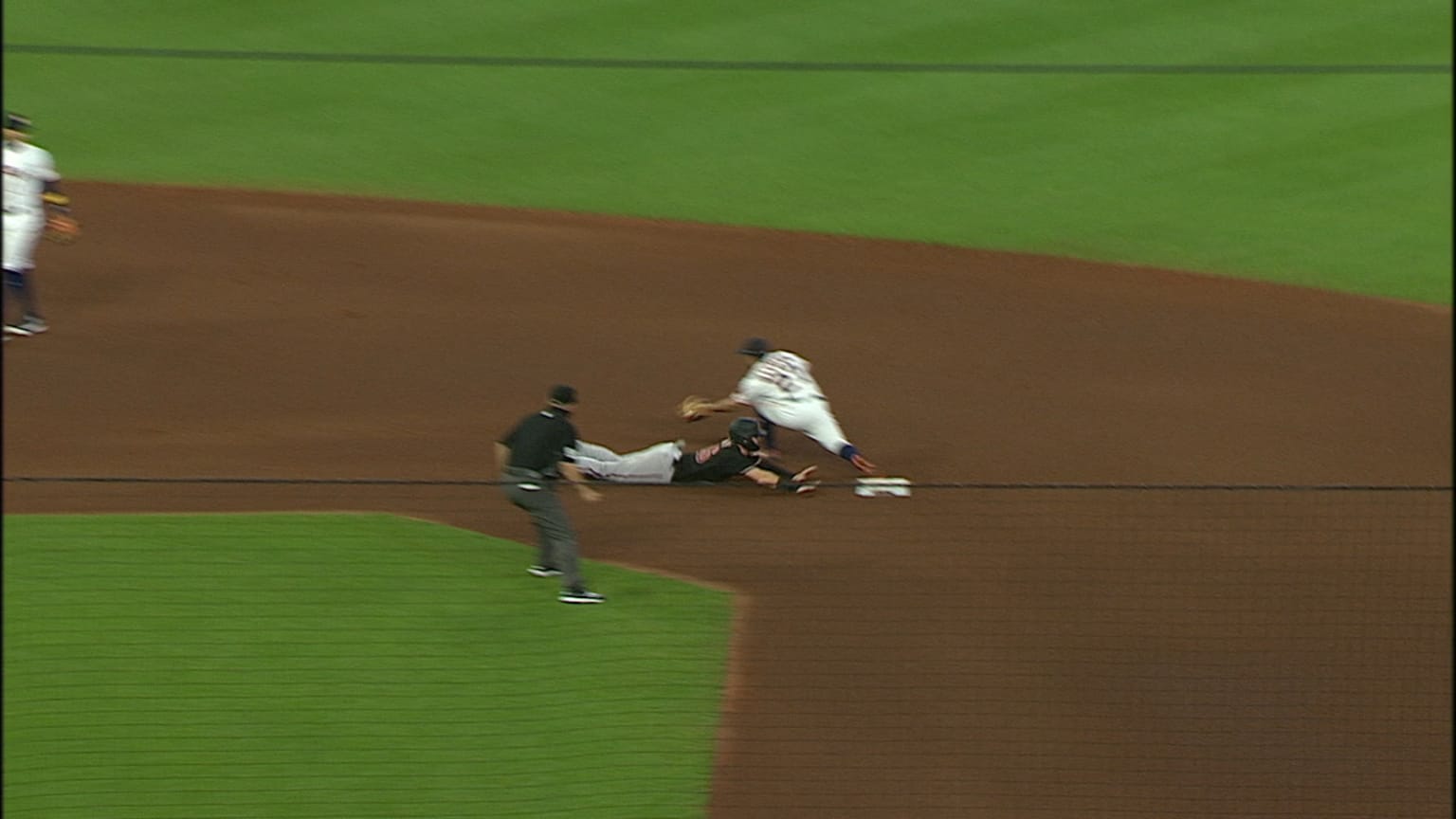 Jose Altuve turns a double play after review | 09/19/2020 | Seattle ...