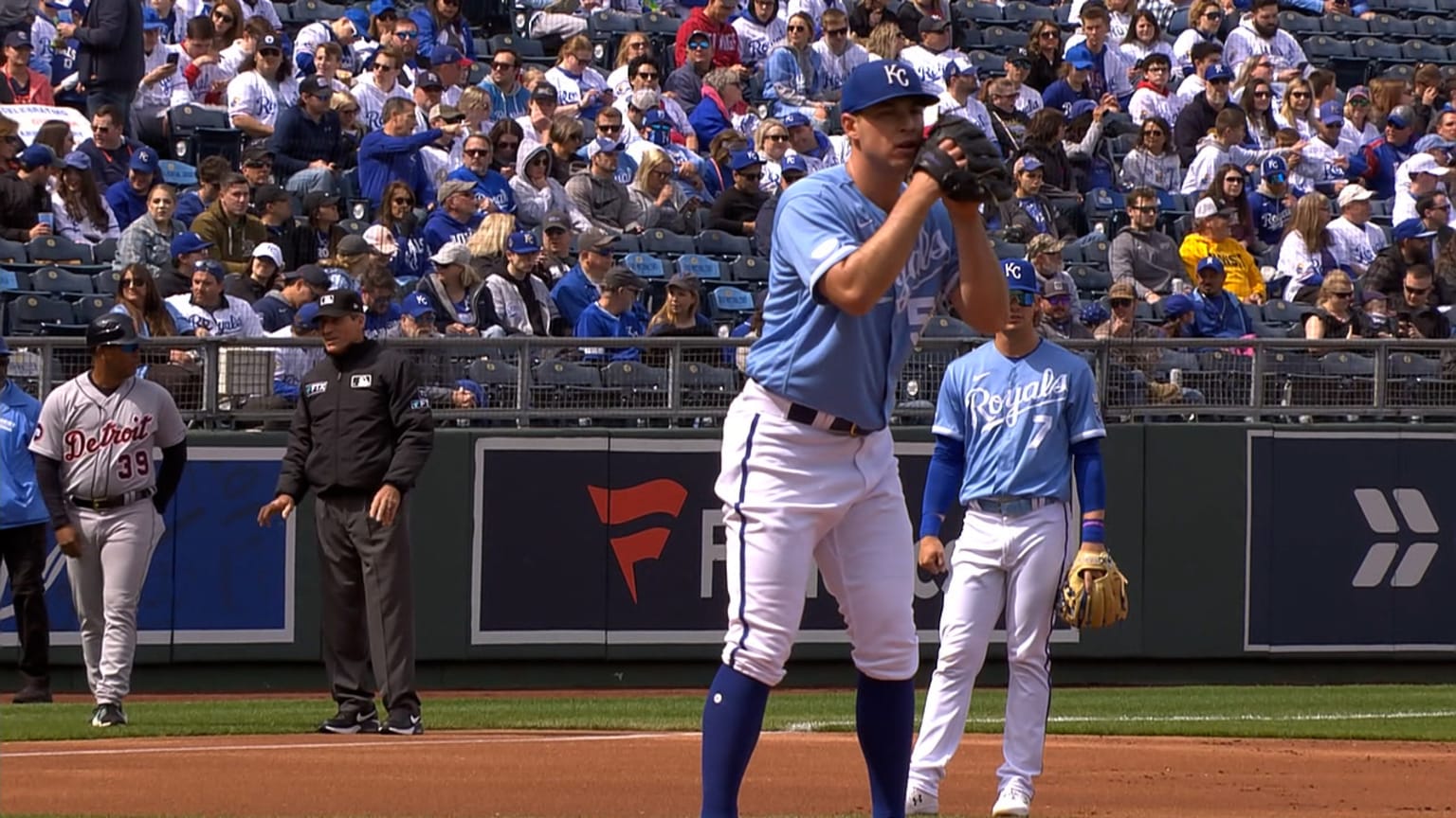 Kris Bubic strikes out four in 4 1/3 innings pitched | 04/16/2022 ...