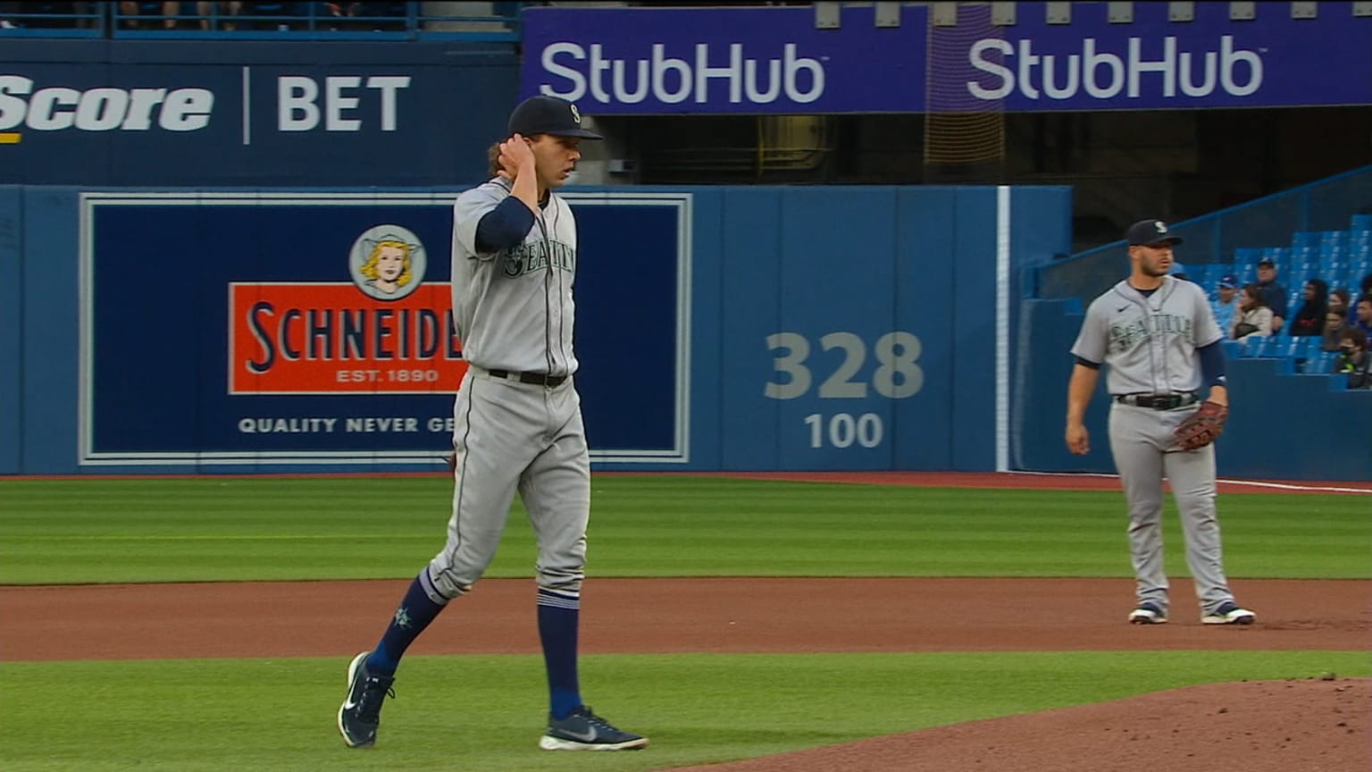 Logan Gilbert strikes out nine in seven innings | 05/17/2022 | Seattle ...