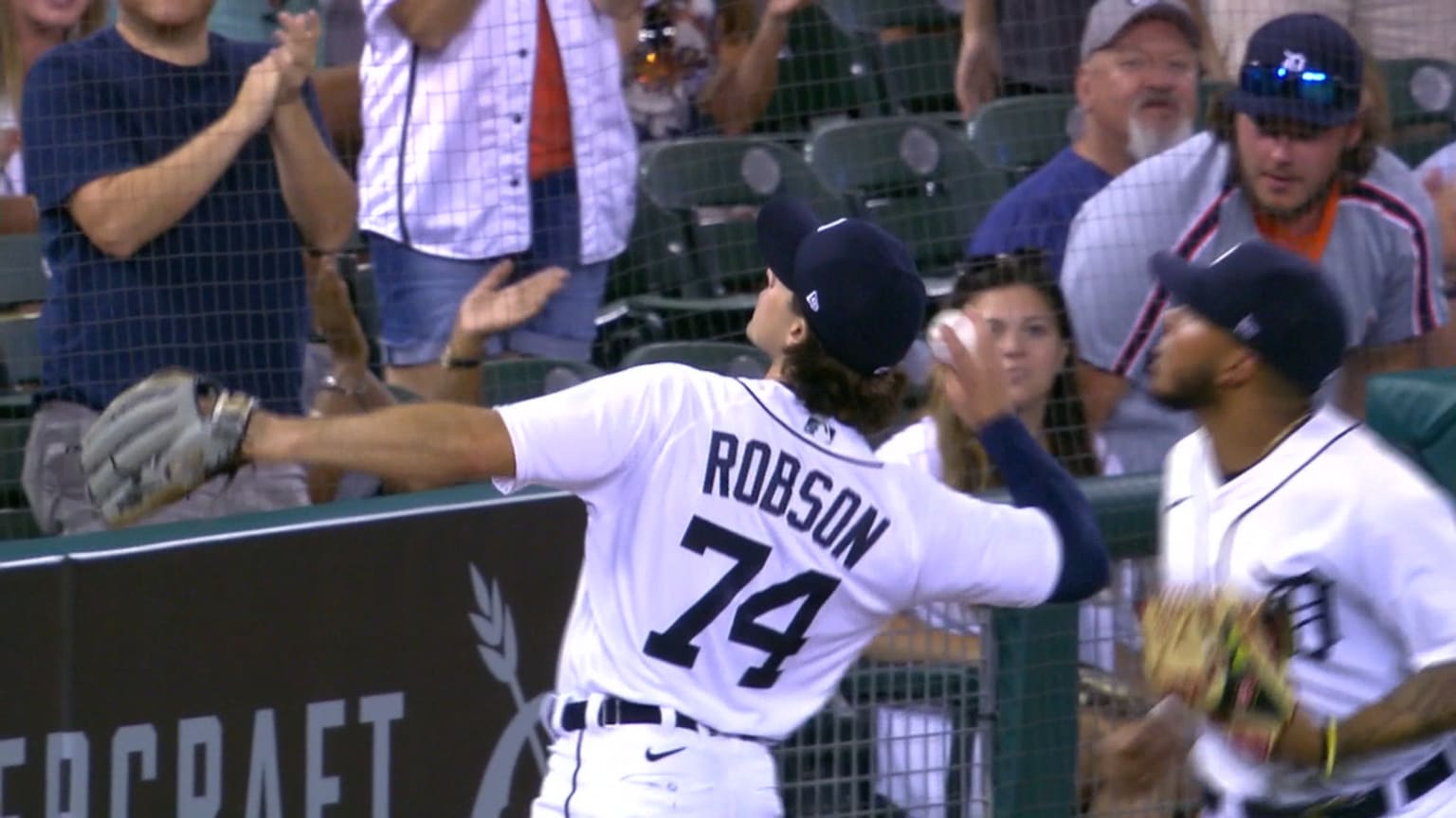 Jacob Robson makes a sliding grab in foul territory | 08/13/2021 ...
