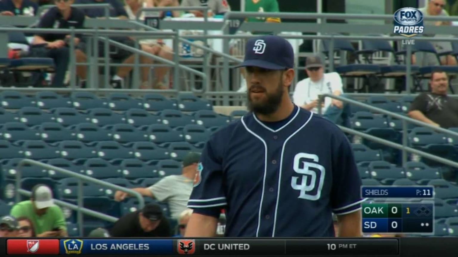 OAK@SD: Shields strikes out four over two scoreless | 03/06/2016 | MLB.com