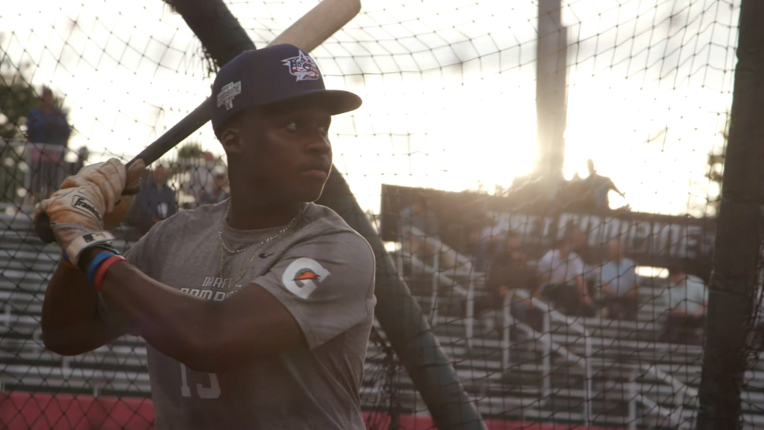 Ryan Spikes takes batting practice at Draft Combine | 06/24/2021 | MLB.com
