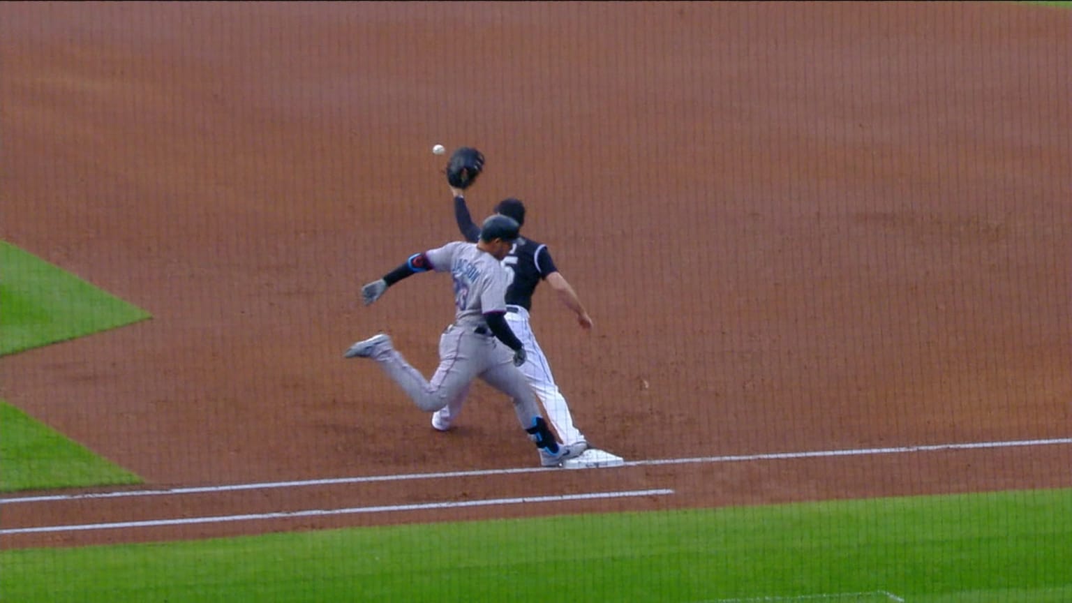 Alex Jackson is safe at first base after the review | 08/07/2021 ...