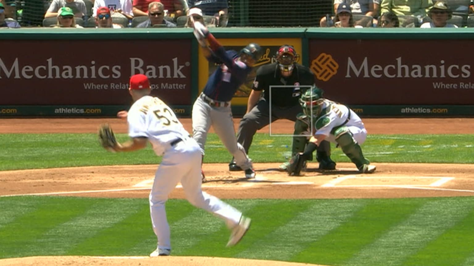 MIN@OAK: Anderson whiffs Polanco in the 1st | 07/04/2019 | Pittsburgh ...