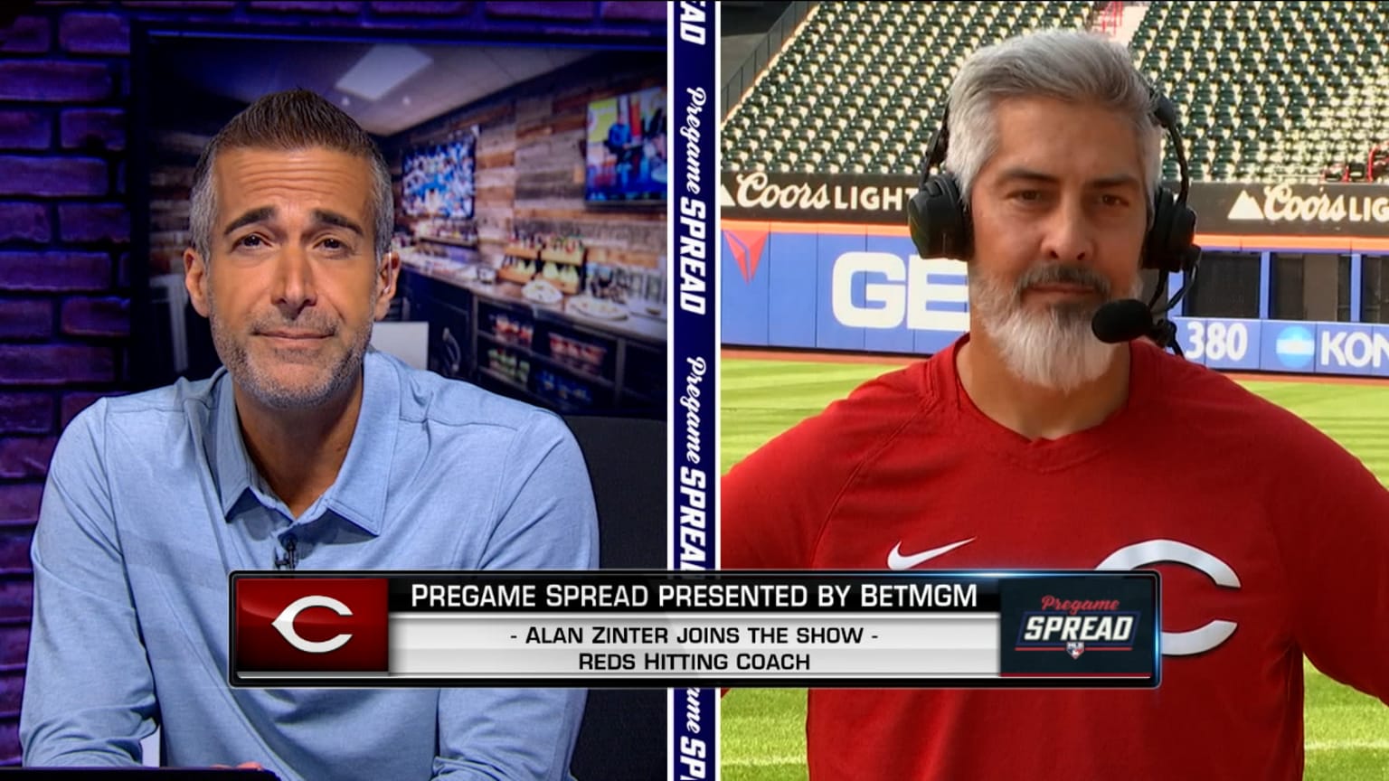 Reds hitting coach Alan Zinter joins Pregame Spread | 08/08/2022 ...