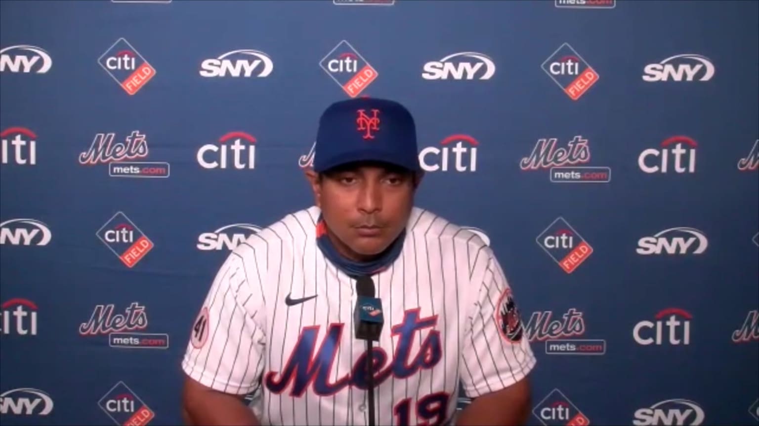 Luis Rojas discusses the Mets' 2021 home opener | 04/08/2021 | New York ...