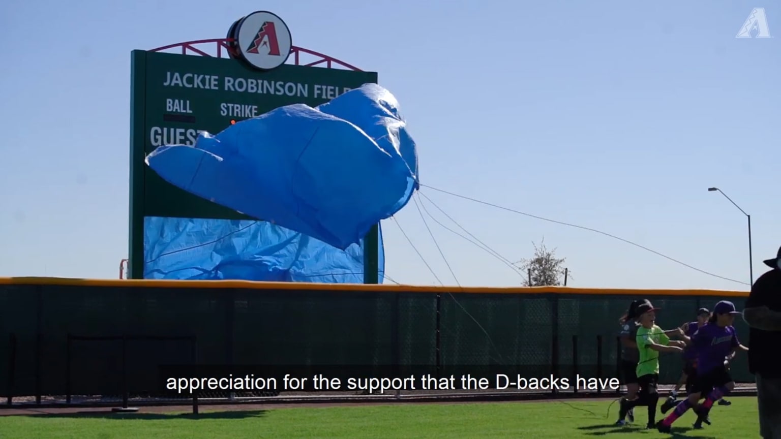 D-BACKS GIVE BACK: Unveiling Jackie Robinson Field | 08/26/2020 ...