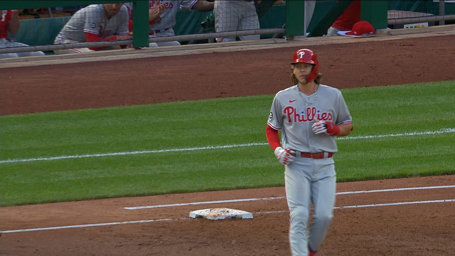 Alec Bohm laces a single to right field in the 2nd | 07/30/2021 ...