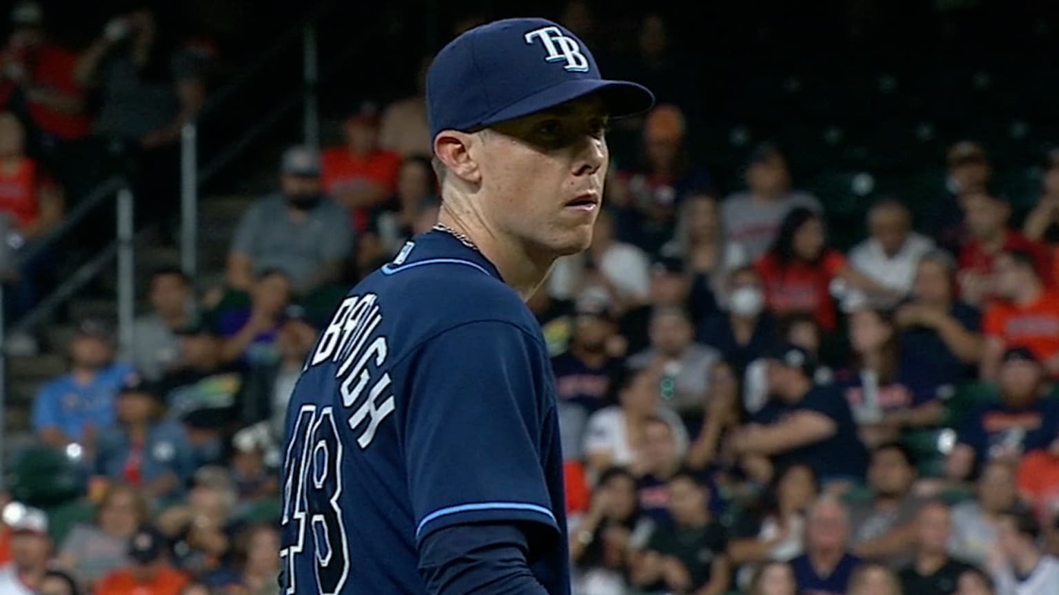 Yarbrough fans Brantley | 09/30/2021 | Tampa Bay Rays