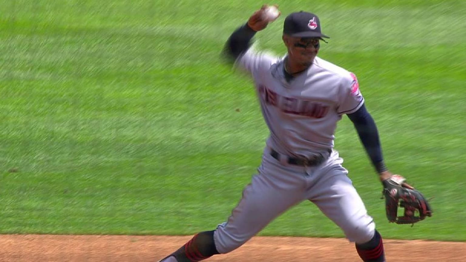 CLE@DET: Lindor gets forceout on a superb diving play | 07/29/2018 ...