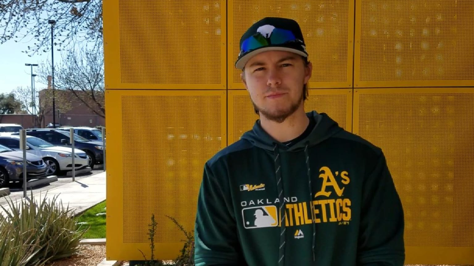Beck discusses his first Spring Training | 02/21/2019 | Athletics