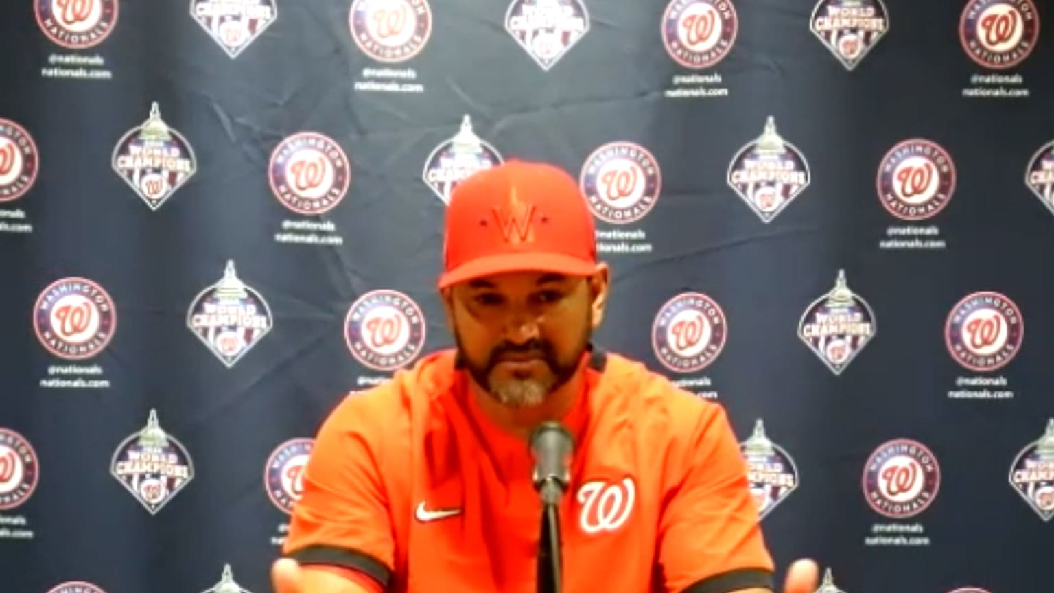 Dave Martinez discusses Corbin, Bell and Kieboom | 03/16/2022 ...