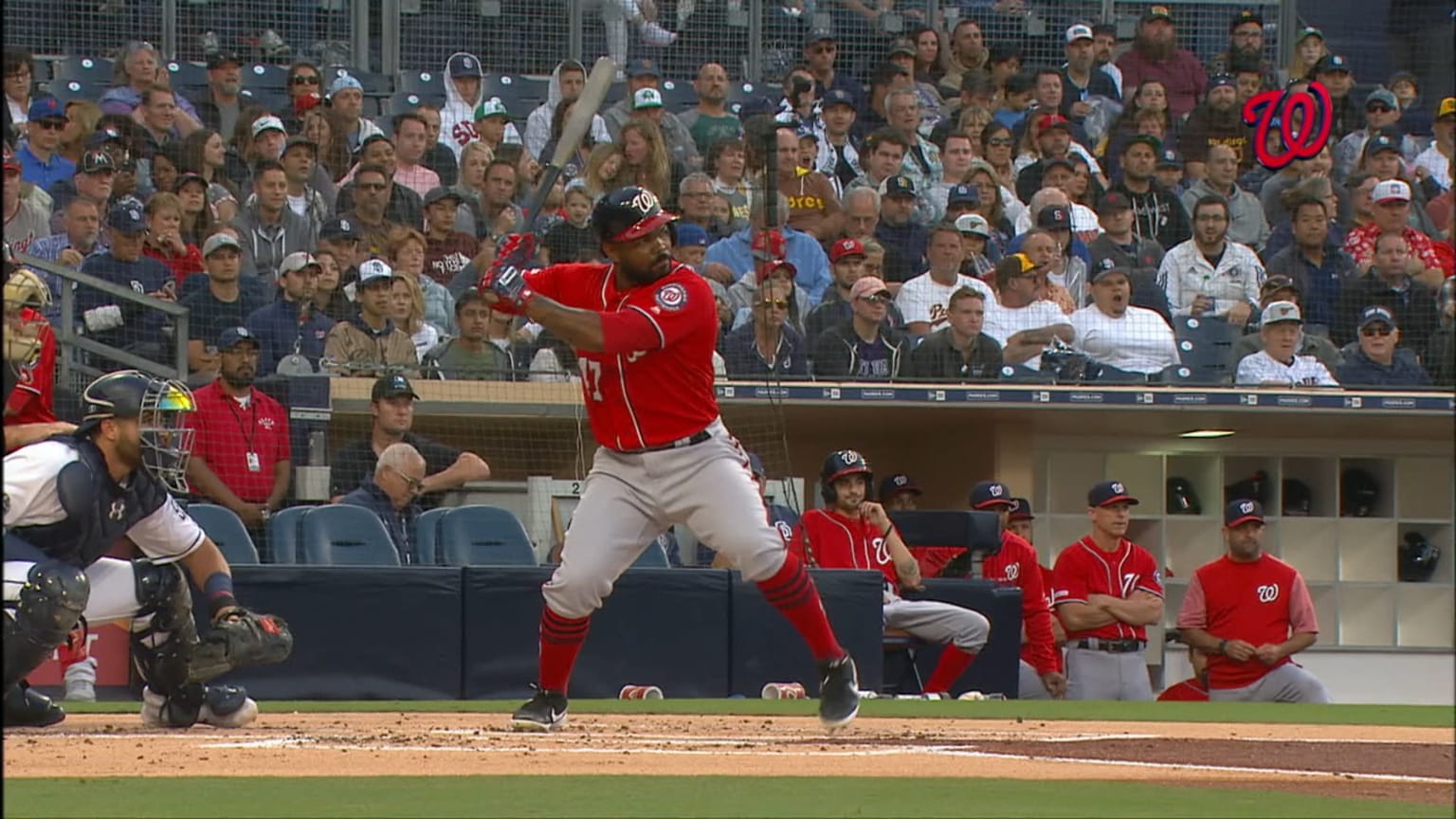WSH@SD: Kendrick rips an RBI single to left field | 06/08/2019 ...