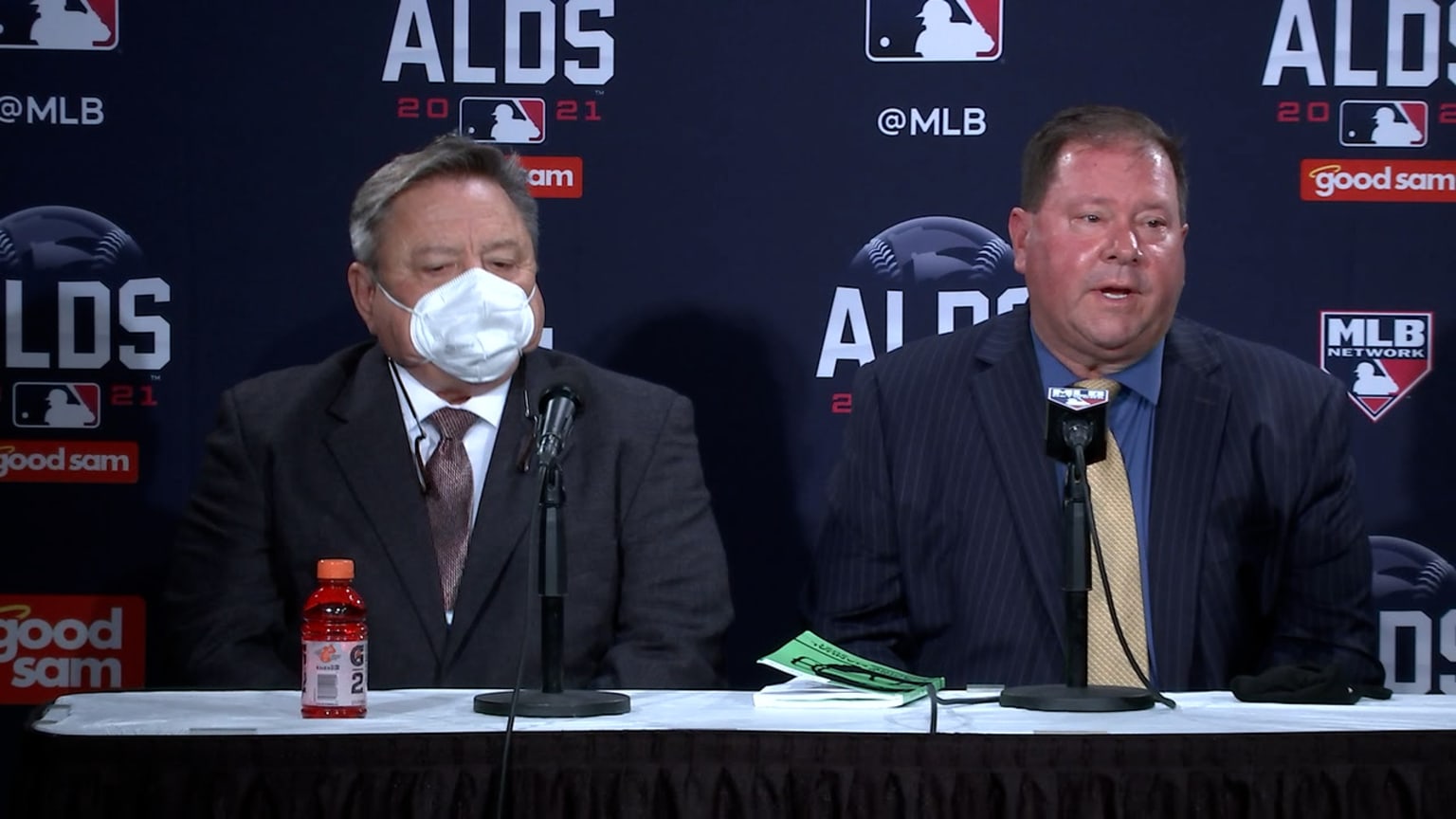 Sam Holbrook explains the ruling behind the double | 10/11/2021 | MLB.com