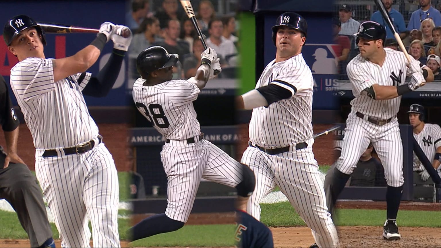 BOS@NYY: Yankees score six runs in the bottom of 3rd | 08/04/2019 | New ...