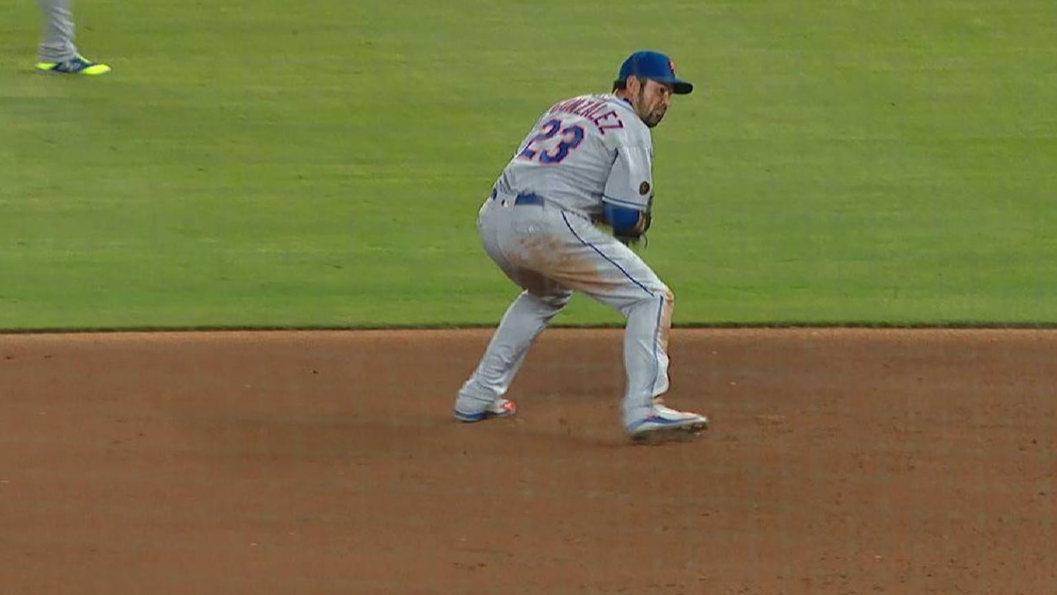 NYM@MIA: Gonzalez makes smooth sliding play at first | 04/09/2018 | New ...