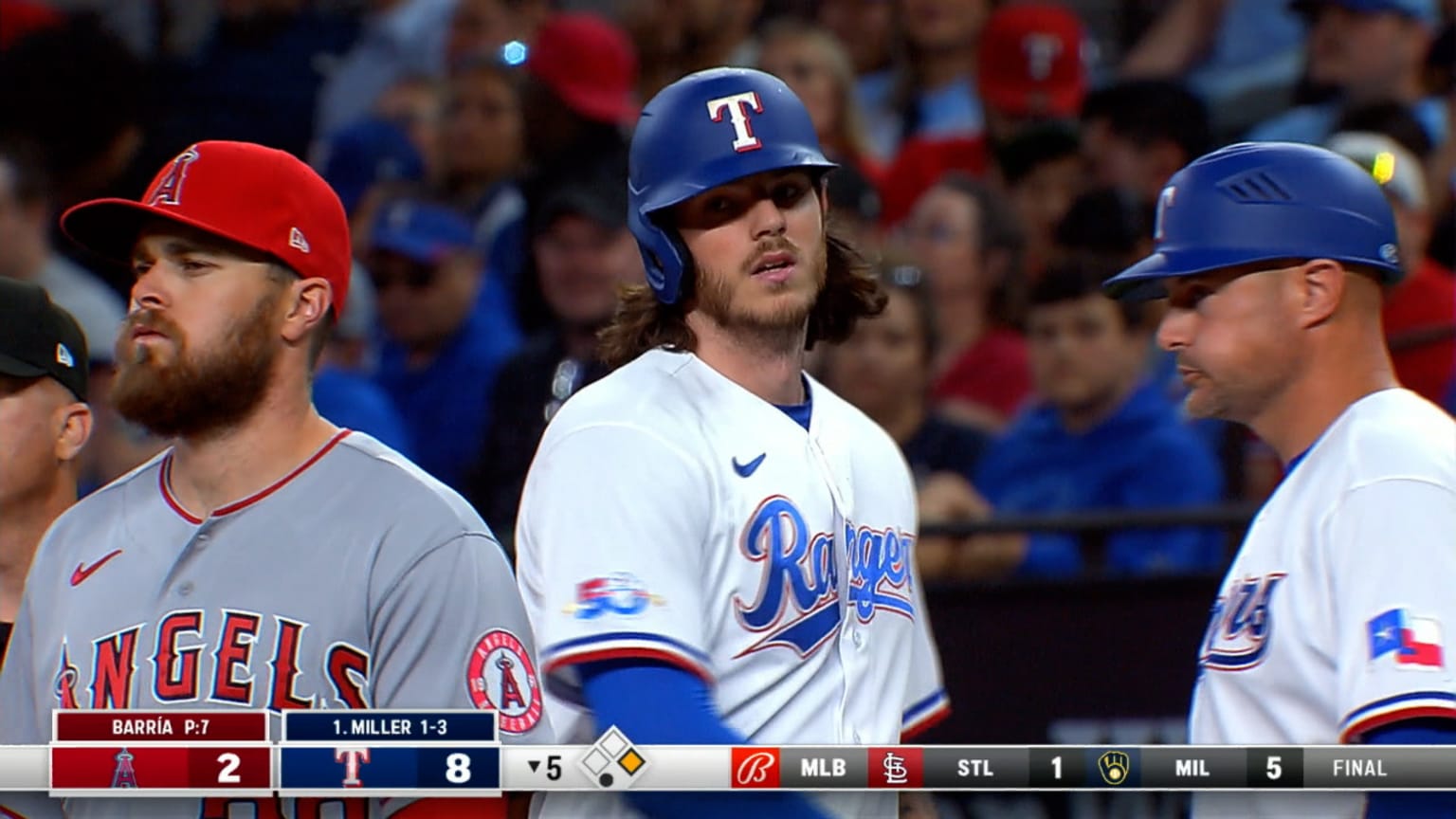 Johan Heim pega grand slam y remolca 5 ante Anaheim | 14/04/2022 | Los ...