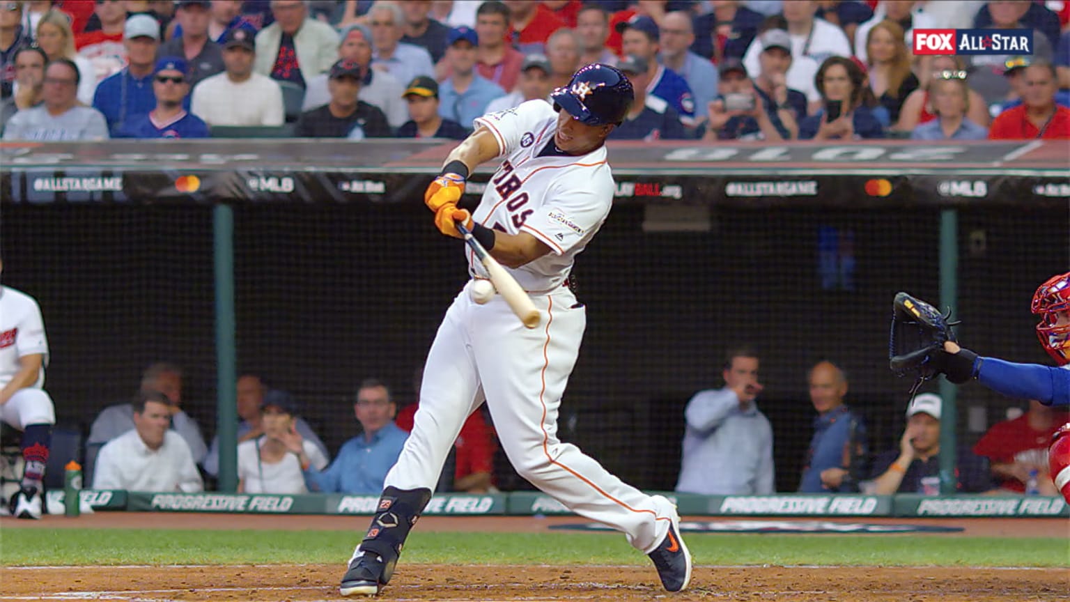 ASG 2019: Brantley pega un doble impulsador | 09/07/2019 | Los Astros ...